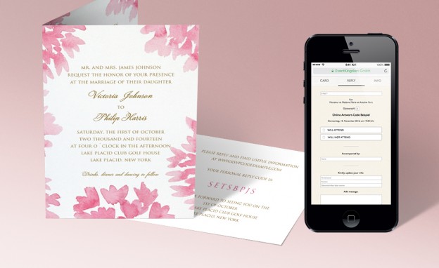 Online Registration with personalized codes for paper invitations ...